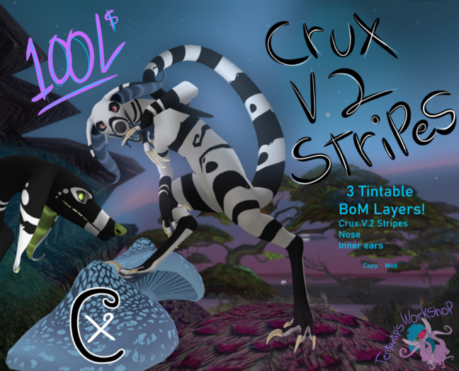 Second Life Marketplace - Crux X V2 BoM Markings Tintable